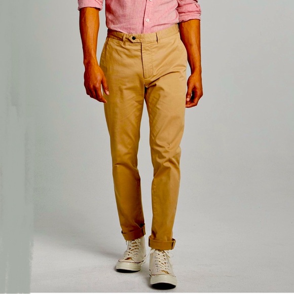 Todd Snyder | Pants | Todd Snyder Slim Fit Tab Front Stretch Chino ...